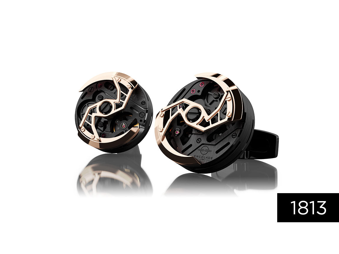 Encelade Cufflinks - Rotor Collection – Henry D Johnstone